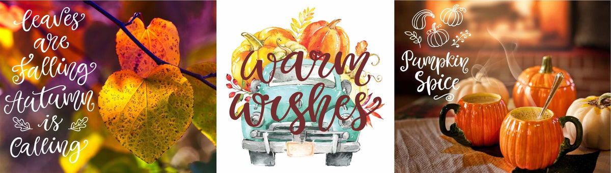 Fall Season Collection Stickable Wall Decor