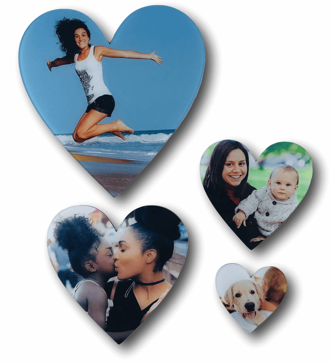 AcryliPics™ Heart Acrylic Prints Photo Tiles