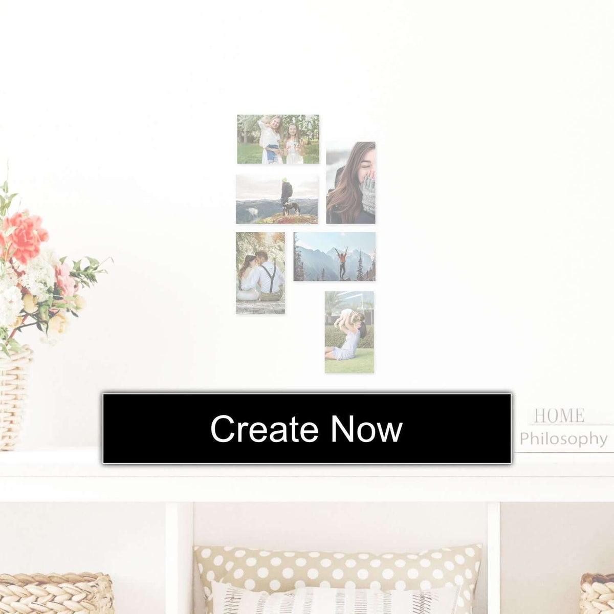 AcryliThins™ Thin Clear Acrylic Prints Photo Tiles - 4x6 - Personalize